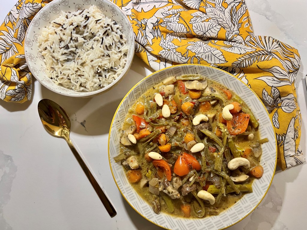 Thai Green Curry & Wild Rice – Gopi's Nourishing Recipes